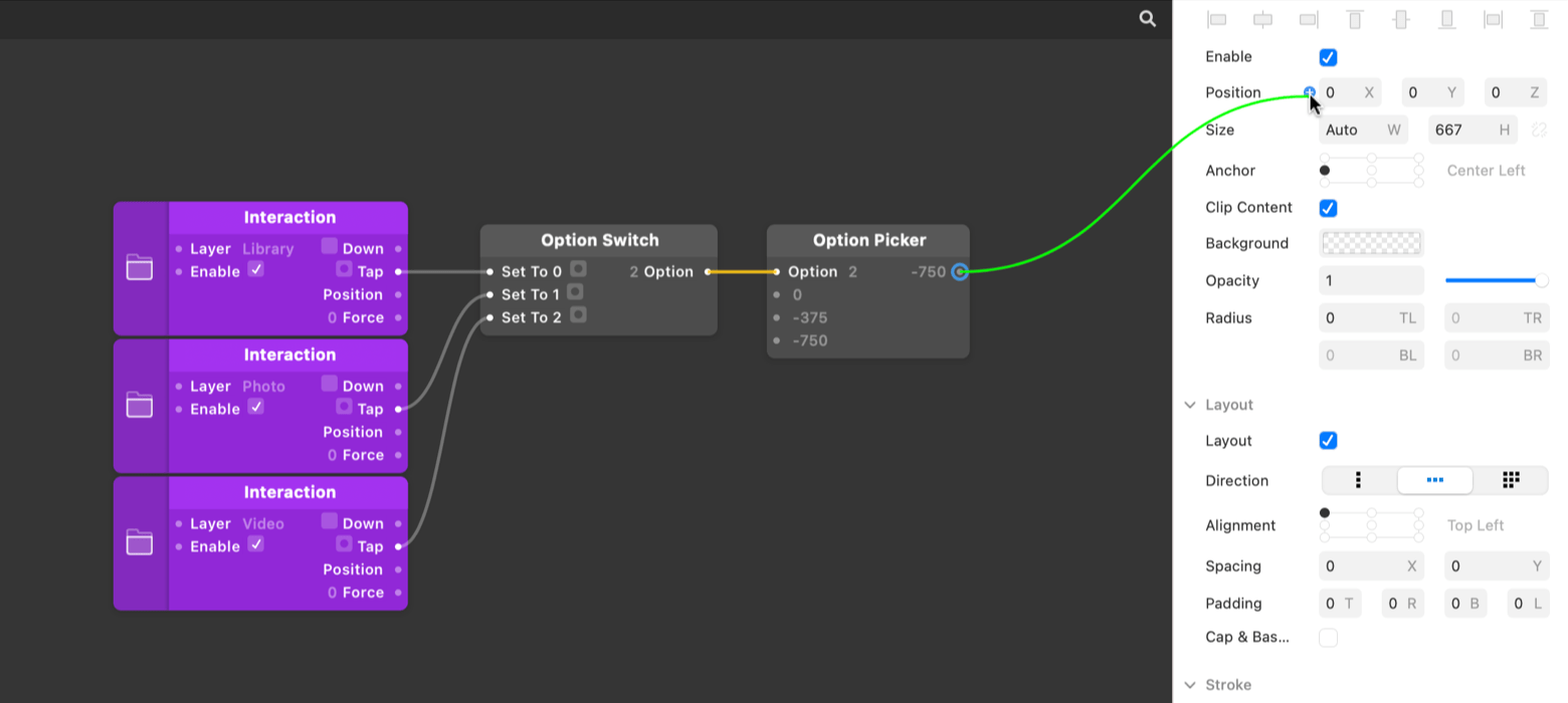 Origami Studio — Multiple States